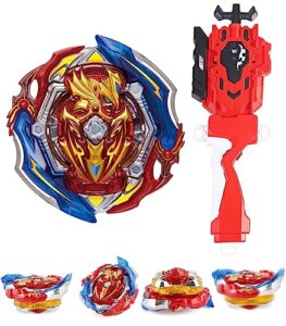 bey battle burst battling tops b-150 union achilles + 1 launcher battling tops with stickers blade burst quadrive tops set for 8-12 kids children boys