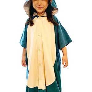 SAZAC Kigurumi - Pokemon - Snorlax - Summer Onesie Jumpsuit Halloween Costume - Kids Size (7-9 Year Old)