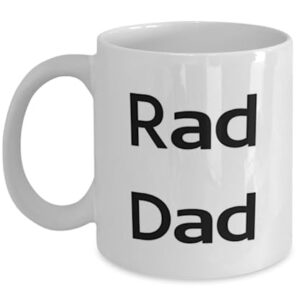 Rad Dad Papa 11oz 15oz Mug, Fancy Papa Gifts, Cup For Dad from Son, Coffee mug, Tea mug, Travel mug, Ceramic mug, Funny mug, Unique mug