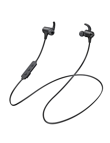 Bluetooth Headphones, Bluetooth 5.2 Stereo aptX Wireless Earbuds Bass Magnetic IPX7 Waterproof Open Earbuds Bulit-in Mic with 24H Playtime, Lightweight Neckband Earphones for Sport, Gym, Running