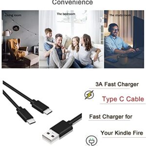 15W Fast Charger with 10Ft USB C Cable for Charging Amazon Fire Max 11 tablet-13th Generation 2023 Release, Fire HD10-11th Gen/9th Gen/Fire HD8-10th Gen/Fire HD7-12th Gen/Fire Plus/Fire Kids Pro