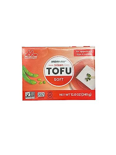 Mori Nu Tofu Soft Red. Plant-Based. Non-GMO. Healthy Protein. Vegan. Versatile. Silken Tofu. Japanese Cuisine – 12 Oz (pack of 2)