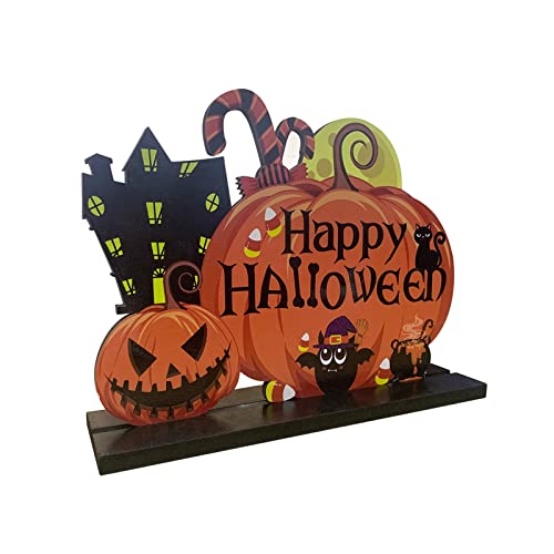 Ornament for Christmas Trees Decoration Dinner Happy Day Table Candy Party Halloween Hallowee Wooden Sign Home Decor Shatterproof Ornament Set