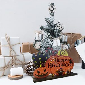 Ornament for Christmas Trees Decoration Dinner Happy Day Table Candy Party Halloween Hallowee Wooden Sign Home Decor Shatterproof Ornament Set