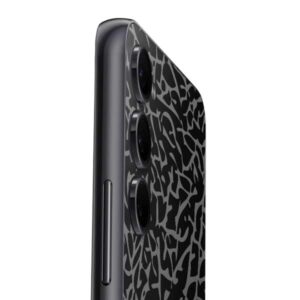 Skinit Phone Decal Skin Compatible with Samsung Galaxy A54 5G - Officially Licensed Skinit Originally Designed Elephant Print Black Design