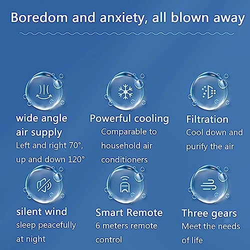 Portable air conditioner,3-IN-1 Air Cooler,cooling fan,7L water capacity,Clean air,wide angle blower,move silently,ac unit for bedroom,humidifier,power saving,suitable for office,RV