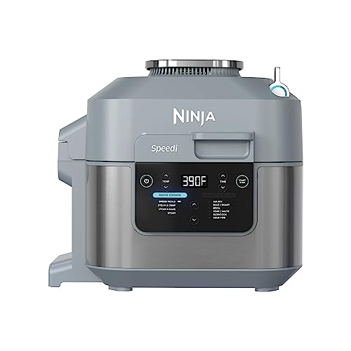 Ninja Speedi Rapid Cooker & Air Fryer, 6-Qt Capacity, 10-in-1 Functions, Sea Salt Gray (Renewed)