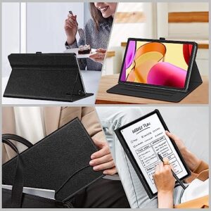 Fintie Case for Amazon Fire Max 11 Tablet (13th Generation, 2023 Release) - [Corner Protection] Multi-Angle Viewing Stand Cover with Pocket & Pencil Holder, Auto Sleep Wake, Black