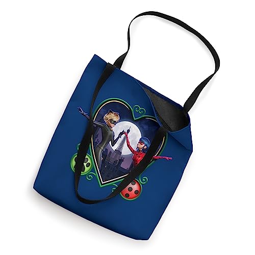 Miraculous Ladybug and Cat Noir The Movie Heart Tote Bag