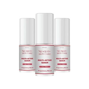 nu-glo serum - nu glo skincare face serum (3 pack, 6oz)