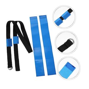 INOOMP 2 Pcs Rugby Training Gym Belt Gadgets for Kids Usa Soccer Football Training Kit Football Flag Belt Flag Football Team Set Pu Football Defense Training Webbing Training Accessory