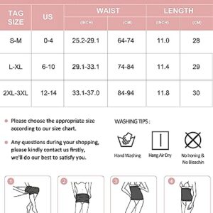 AOSBOEI Women Waist Trainer Shapewear Tummy Control Waist Cincher Sport Girdle Body Shaper Postpartum Recovery Belt (Small-Medium) Black