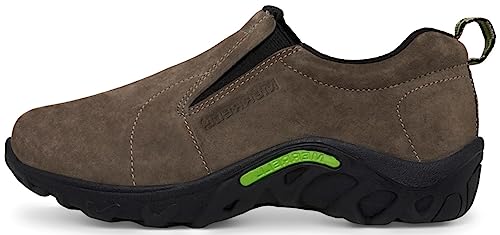 Merrell Unisex-Child Jungle Moccasin, Gunsmoke Green, 6 M US Big Kid