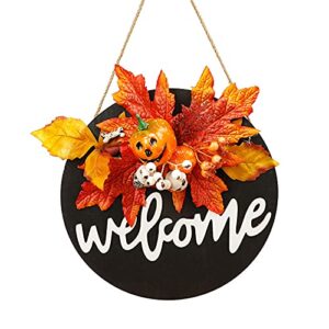 thanksgiving front door wreath fall winter, halloween wreaths for front door autumn berries mantle grain yellow wreaths decor party turkey welcome sign outside rusty