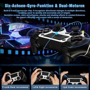 AantnaSR for PS4 Controller Wireless, with USB Cable,600mAh Battery,Dual Vibration,6-Axis Motion Control,3.5mm Audio Jack,Multi Touch Pad,Share Button, PS4 Controller Compatible with PS4/Slim/Pro/PC