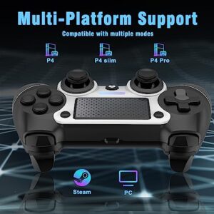 AantnaSR for PS4 Controller Wireless, with USB Cable,600mAh Battery,Dual Vibration,6-Axis Motion Control,3.5mm Audio Jack,Multi Touch Pad,Share Button, PS4 Controller Compatible with PS4/Slim/Pro/PC