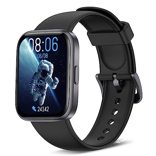 ASWEE Smart Watch Fitness Tracker with 24/7 Heart Rate, Blood Oxygen Blood Pressure and Sleep Monitor, 1.7'' Full Touch Screen 5 ATM Waterproof Smartwatch, Step Counter Watch for Women Men Kids