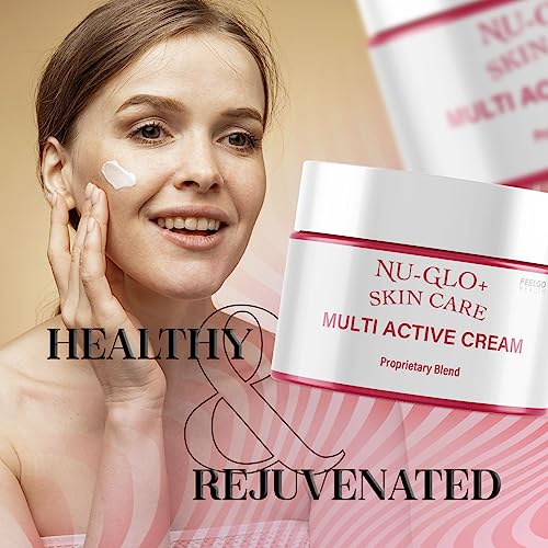 feelgo 3 Pack - Nu-Glo Skin Cream - Nu GLo Anti-Aging, Nu-Glo, Nu-Glo Cream, Nu Glo, Nuglo, Nuglo SkinCare, Nu Glo Anti-Wrinkle, Nu-Glo Cream, Skin Care for Face and Eye Cream Moisturizer For 3 Month