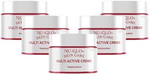 5 pack - nu-glo skin cream - nu glo anti-aging, nu glo, nu-glo, nu-glo cream, nuglo, nuglo skincare, nu glo anti-wrinkle, nu-glo cream, skin care for face and eye cream moisturizer for 5 months.