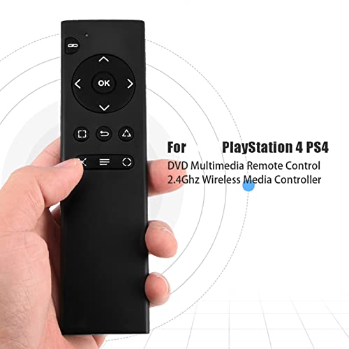 Remote Control for Sony PS4 DVD Multimedia Remote Control 2.4Ghz Wireless Media Controller with USB Receiver