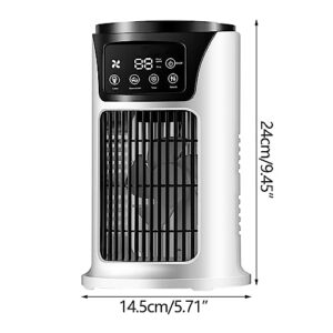 Portable A𝐢r Conditioners, Evaporative A𝐢r Cooler 3 Speeds,USB Personal Evaporative A𝐢r Cooler, Portable Humidifier F𝐚n for Room Kitchen Office Desk Bedroom Camping