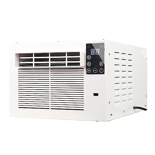 Air Conditioning Unit Portable Mobile Air Conditioners Small Silent Outdoor Camping Air Conditioning Unit Dormitory Security Booth Pet Room Elevator,White,220V