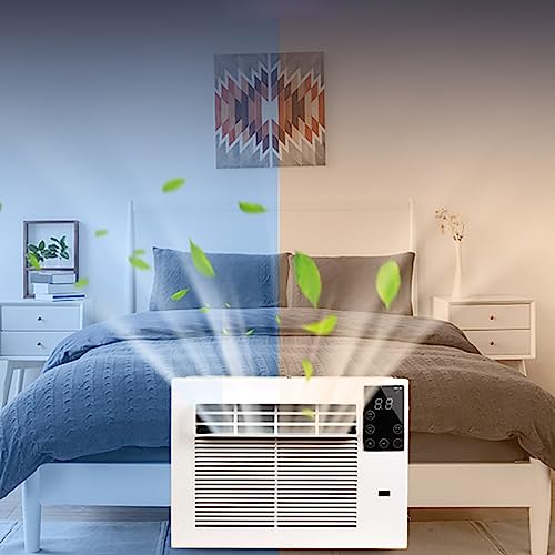 Air Conditioning Unit Portable Mobile Air Conditioners Small Silent Outdoor Camping Air Conditioning Unit Dormitory Security Booth Pet Room Elevator,White,220V