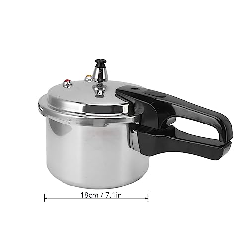 Pressure Cooker Pot, 18cm Pots & Pans Pressure Cookers Bottom 3L Mini Stainless Steel Soup Cooker for Gas Stove Induction