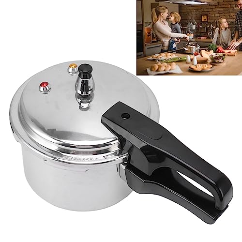 Pressure Cooker Pot, 18cm Pots & Pans Pressure Cookers Bottom 3L Mini Stainless Steel Soup Cooker for Gas Stove Induction