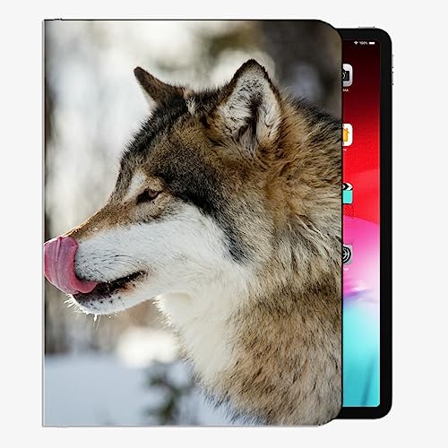 Wugao Wugao for iPad Air (3rd Gen) 10.5" 2019 / iPad Pro 10.5" 2017 Case Cover,Portrait Tongue Closeup Auto Wake/Sleep Cover