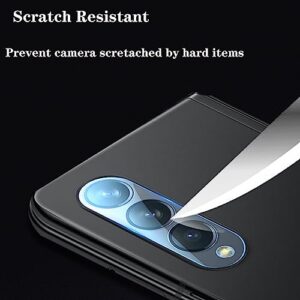 BYIUIHS 2+1 Pack Privacy Screen Protector for Samsung Galaxy Z Fold 5, Anti-peep 1PCS Outside +1PCS Inside Soft Film+1PCS Clear Lens Protector Smooth