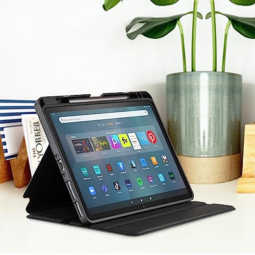 CoBak Case for All-New Amazon Fire Max 11 Tablet 2023 Release with Built-in Pencil Holder，Multi-Viewing Angles, All New PU Leather Smart Cover with Auto Sleep Wake Feature for Fire Max 11 Tablet