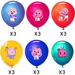 Alphabet Song Cartoon Party Supplies Decorations for child, Birthday Party Decorations Include Stickers, Plates, Napkins, Tablecloth, Forks, Knife and Spoons for Boys Girls