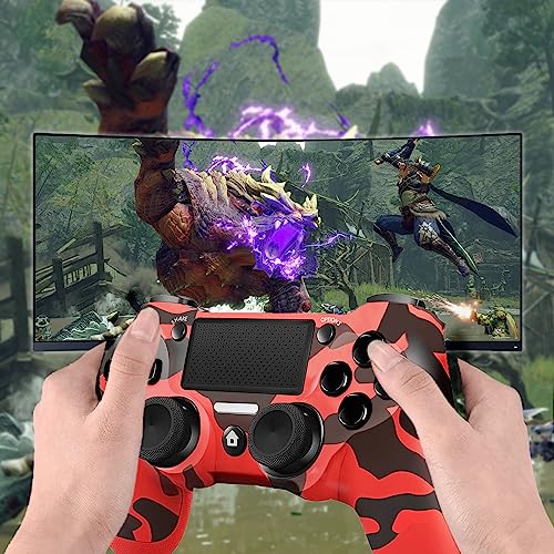 Qayacir Wireless Controller Compatible with PS4/PS4 Slim/PS4 Pro,with Dual Vibration Game Joystick