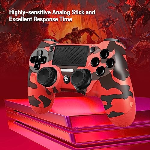 Qayacir Wireless Controller Compatible with PS4/PS4 Slim/PS4 Pro,with Dual Vibration Game Joystick