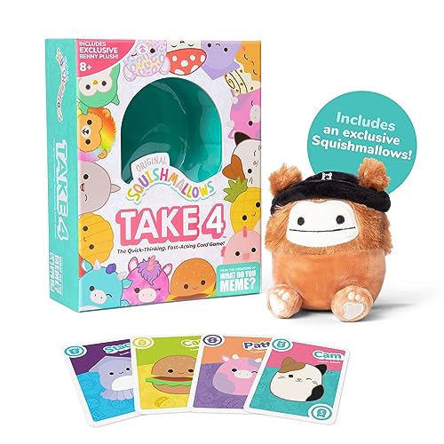 Squishmallows Take4: The Fast-Paced Family Game by The Creators of What Do You Meme?®