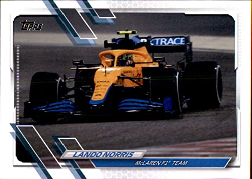 2021 Topps Formula 1 Racing #101 Lando Norris McLaren F1 Team Official Trading Card (Stock Photo shown, card in Near Mint to Mint Condition)