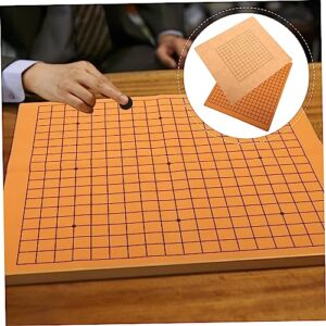 ibasenice 2pcs Checkerboard Portable Chessboard Travel Items Shogi Floor Play Mat China Set Travel Accesories Folding Gobang Chess Board Gobang Game Chess Supplies Simple Chessboard