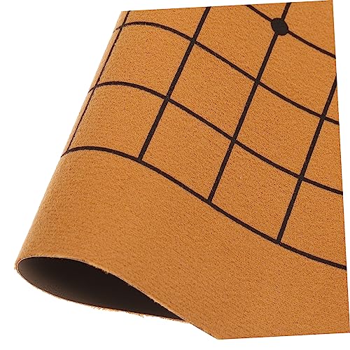 ibasenice 2pcs Checkerboard Portable Chessboard Travel Items Shogi Floor Play Mat China Set Travel Accesories Folding Gobang Chess Board Gobang Game Chess Supplies Simple Chessboard