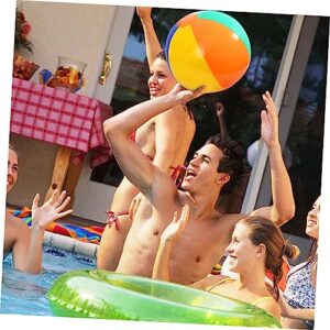 ibasenice 6 Pcs Inflatable Beach Ball Mini Inflatable Pool Large Inflatable Pool Balls for Swimming Pool Inflatable Beach Balls Beach Balls for Party Water Toy with The Ball Toddler