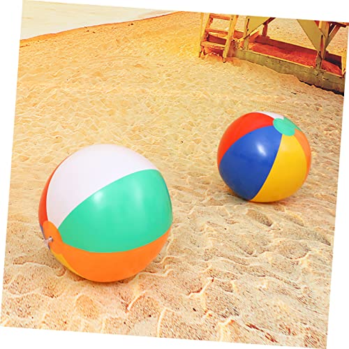 ibasenice 6 Pcs Inflatable Beach Ball Mini Inflatable Pool Large Inflatable Pool Balls for Swimming Pool Inflatable Beach Balls Beach Balls for Party Water Toy with The Ball Toddler