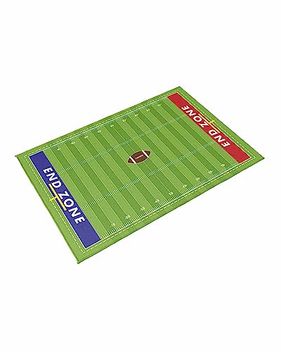 America Football Backdrop Outdoor Rug for Patio/Deck/Porch, Non-Slip Large Area Rug 5 x 8 Ft, Rugby Sports Stadium Field Indoor Outdoor Rugs Washable Area Rugs, Reversible Camping Rug Carpet Runner