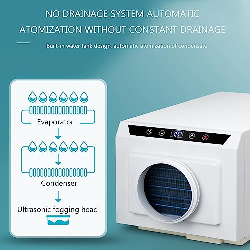 Portable Camping Air Conditioner, 4436BTU Outdoor Utility Portable Air Conditioner and Dehumidifier Low Noise (38dB) with Smart Control and Panel Control,Wire control