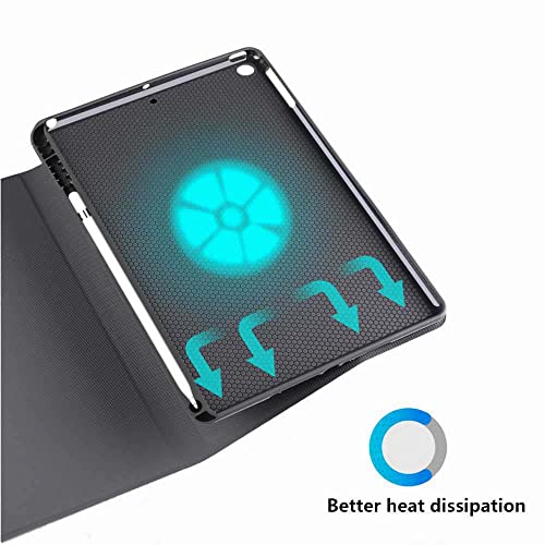 YENDOSTEEN iPad Air 5th Generation Case 2022 / iPad Air 4th 2020 Case 10.9 Inch,Bird Display Tail Peacock Smart Case with Soft TPU Back,Auto Wake/Sleep