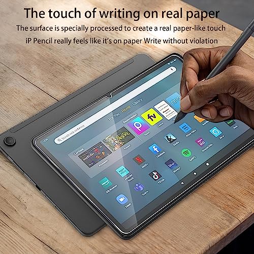 Zeking (2 Pack Paperfeel Screen Protector Compatible with Amazon Fire Max 11 tablet 11.0", [Feel Like Paper Film Writing] Tablet PET Film for S-Pen