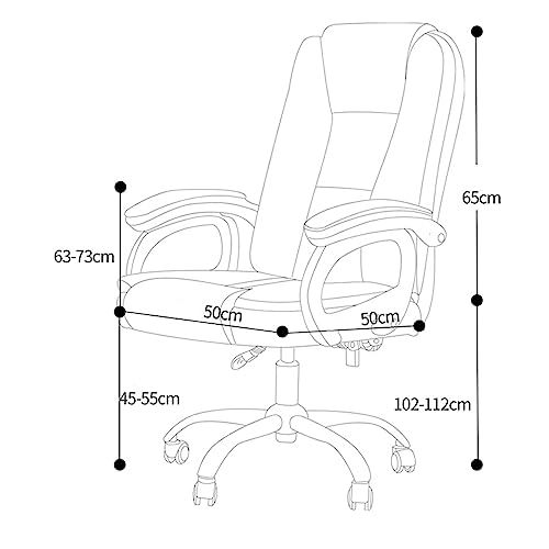 MARURY Electric Chair, Desk Computer Chair, Height Adjustable Wide Comfy Computer Task Chair,Swivel Armchair, for Desk, Study Office Chair