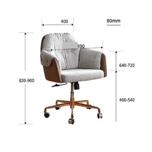 MARURY Modern Home Office Desk Chair, Lifting and Rotating Backrest Home Furniture Chair,Comfortable and Leisure Computer Chair, for Home Office Make Up