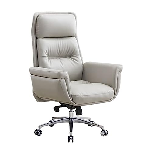 MARURY Big and Tall Office Chair, Boss Leather Business Executive Chair, Reclining Chair Swivel Chair Home Computer Chair, for Home Office Make Up