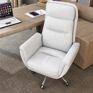 MARURY Big and Tall Office Chair, Boss Leather Business Executive Chair, Reclining Chair Swivel Chair Home Computer Chair, for Home Office Make Up