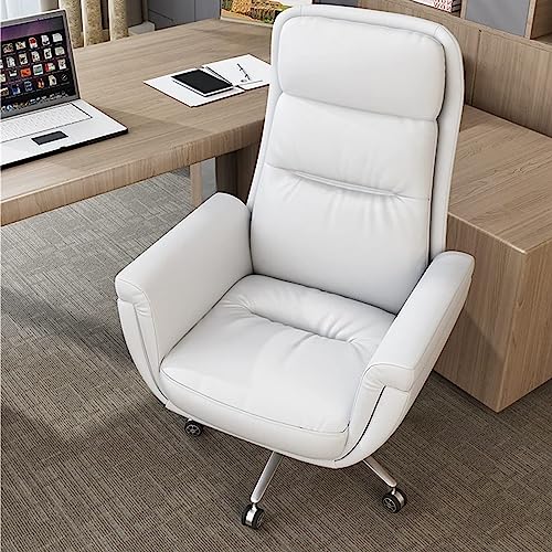 MARURY Big and Tall Office Chair, Boss Leather Business Executive Chair, Reclining Chair Swivel Chair Home Computer Chair, for Home Office Make Up